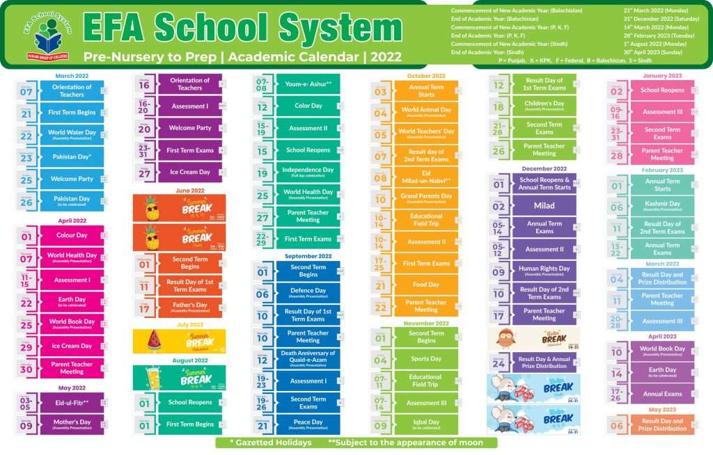 Pre-School – EFA School Systems